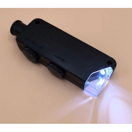 Microscope de poche X60-X100 LED PRO